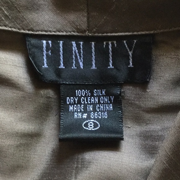 Finity | Tops | Finity Silk Blouse | Poshmark
